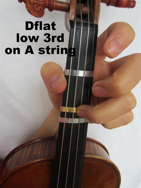 Violin Fingering D The Violin