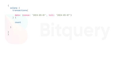 Solana Total Transactions Blockchain Data API