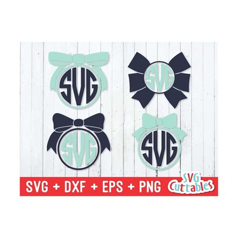 Bow Svg Bow Monogram Frame Cheer Bow Monogram Svg Monogra Inspire
