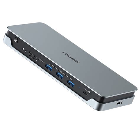 Volans In Aluminum Quadruple K Display Multifunctional USB C Docking Station VL UCDLMD