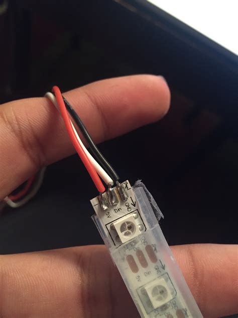 Neopixel Strip Being Touchy After Working For A Couple Of Days Leds