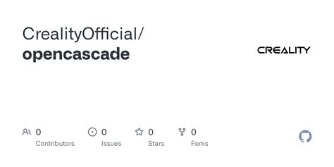 Github Crealityofficialopencascade