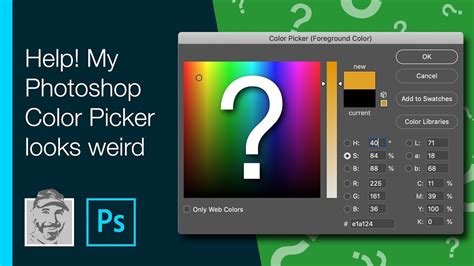 Help My Photoshop Color Picker Looks Weird Youtube