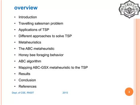 Abc Gsxhybrid Method To Solve Tsp Ppt