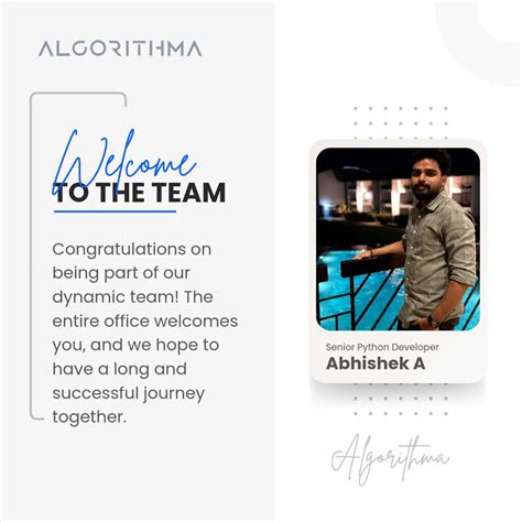 Algorithma On Linkedin Algorithma Welcome Seniorpythondeveloper