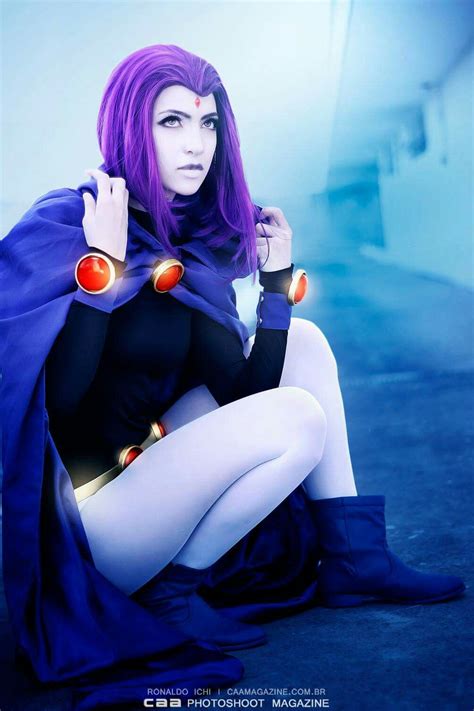 Beautiful Raven Cosplay Cosplay Girls Raven Teen Titans Cosplay Dc