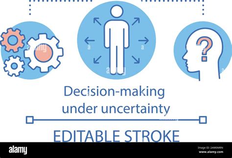 Decision Making Under Uncertainty Concept Icon Ways To Solve Problem
