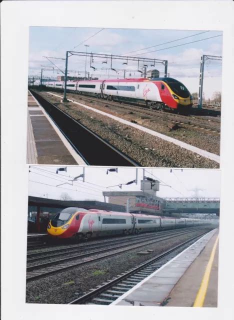 4 Class 390 Pendolino Larger Photographs £2 40 Picclick Uk