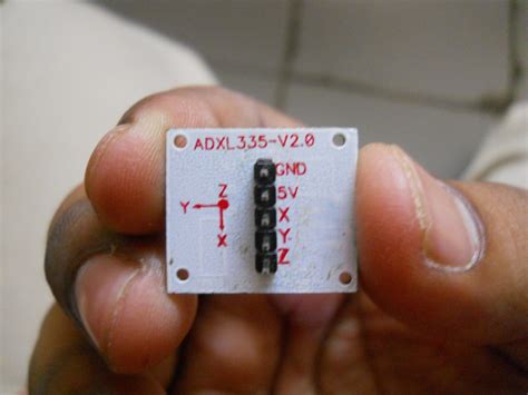 ROBO ZONE Analog Axis Accelerometer Interfacing With ATmega Board