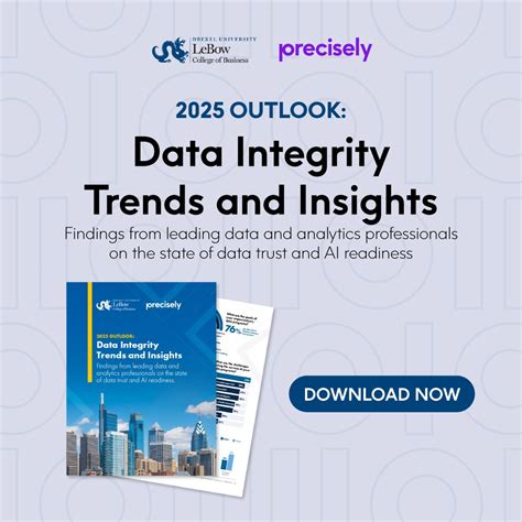 Data Integrity Trends And Insights Report By Precisely Big Data Ldn Posted On The Topic Linkedin