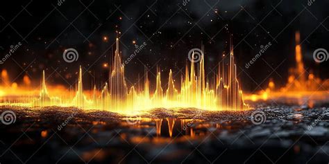 Vibrant Visualization Of Energy Waves Capturing Dynamic Spectral