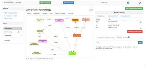 creating sample data with graphbuilder hay on fhir