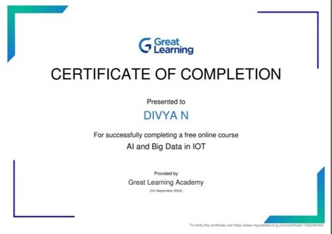 Divya Nagaraj On Linkedin ⭐ Happy To Announce The Completion Of My Ai