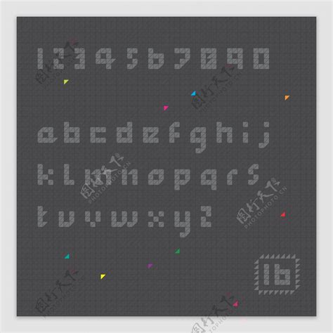 三角形网格型矢量图片素材 编号03501906 图行天下