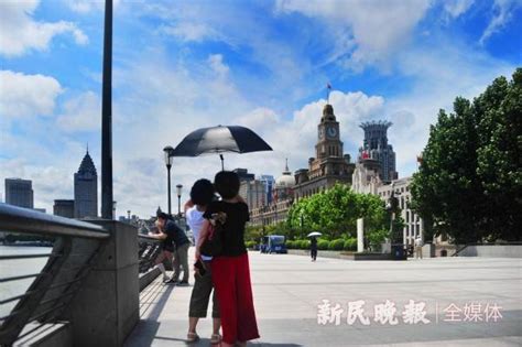 申城蓝天白云水晶天 气温 雨带 能见度