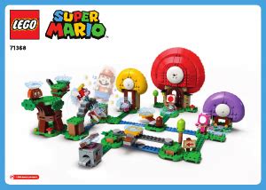 Instrukcja Lego set Super Mario Toad szuka skarbu zestaw rozszerzający