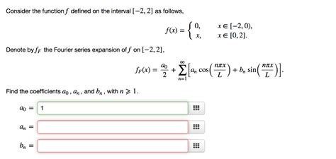 Solved Consider The Function F Defined On The Interval Chegg