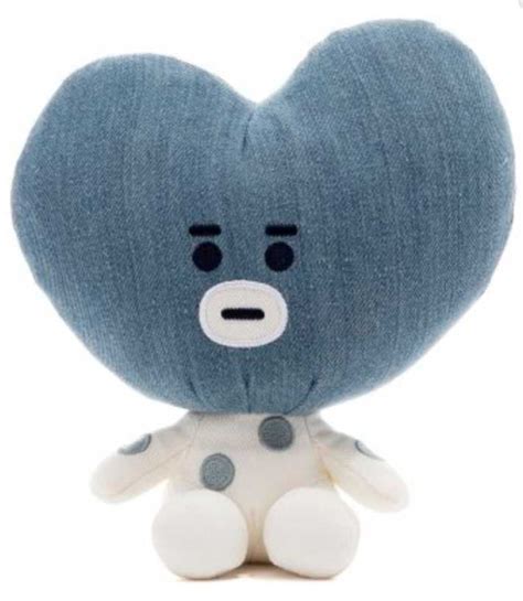【未使用】bts 防弾少年団 Bt21公式グッズ Lineフレンズ ぬいぐるみデニム Tata テヒョン キムテヒョン テテ Vの落札情報