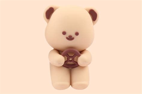 장식소품 행복한 곰돌이 토끼 피규어 대시보드장식 꾸미기 차량용품 운전 곰 오늘의집 쇼핑