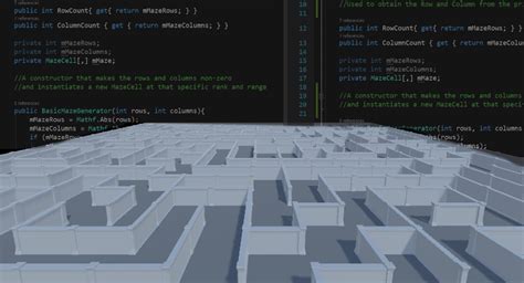 procedural maze creation in c and unity part 1 gamedev academy