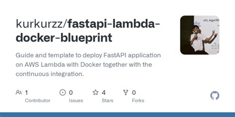 Github Kurkurzzfastapi Lambda Docker Blueprint Guide And Template