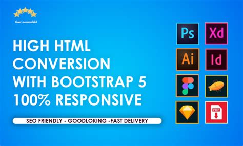 Convert Psd Xd Figma And Sketch To Html Css Bootstrap By Ousamahilal Fiverr