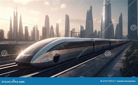 A High Speed Hyperloop Train Demonstrates Its Power While Speeding