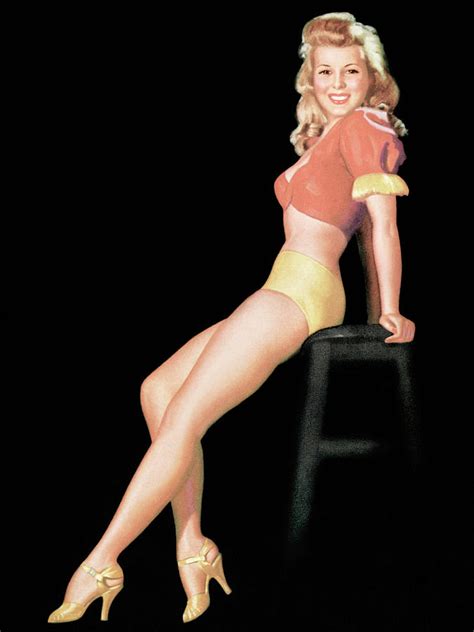 Vintage Vixens A Celebration Of Classic Sex Appeal Painting By Hallsy Tague Pixels