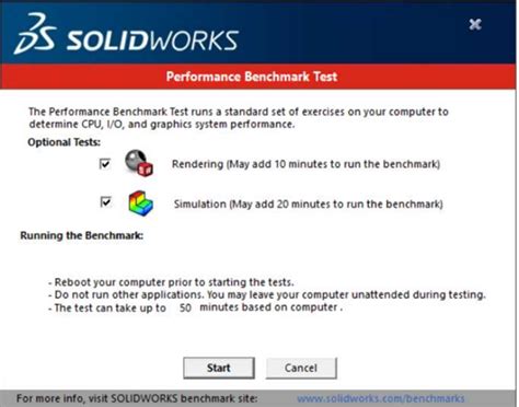 SOLIDWORKS Performance Test Guide
