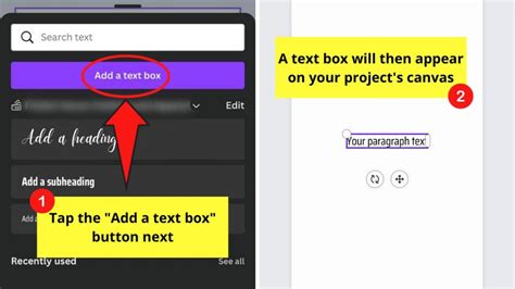 Add A Text Box On Canva Mobile Quick Guide
