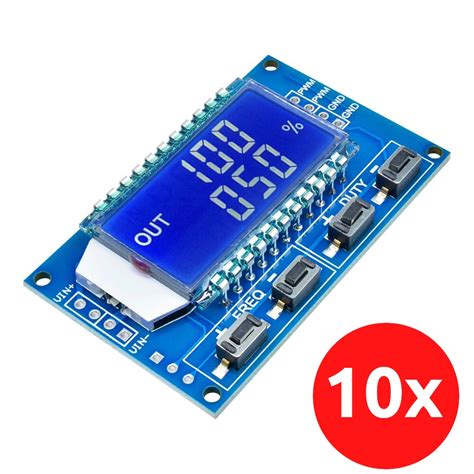 kit 10 x gerador sinal pwm ajustável de 1 hz a 150 khz 3 30v shopee brasil