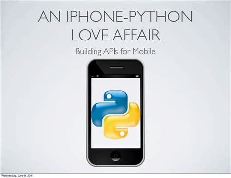 Iphone Python Love Affair Ppt