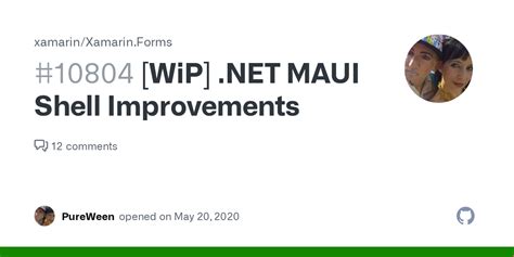 Wip Net Maui Shell Improvements · Issue 10804 · Xamarinxamarin
