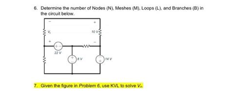 solved 4 determine the number of nodes n meshes m