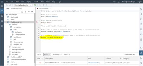 Developing App With Sap Fiori Elements List Report Pageobject Page Using Cds View And