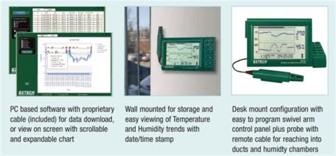 Extech RH A Humidity Temperature Chart Recorder With Detachable Probe My Meter
