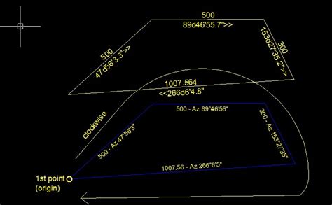 Help Distance And Azimuth Lisp AutoLISP Visual LISP DCL AutoCAD Forums
