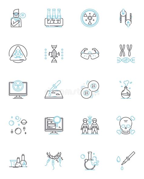 Political Science Linear Icons Set Democracy Power Governance Leadership Politician