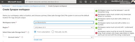 Create Your First Azure Synapse Analytics David Alzamendi
