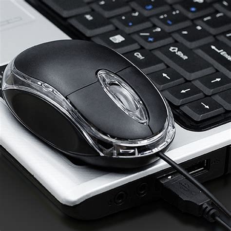 Mini USB Mouse Wired DPI Optical LED Button Grandado