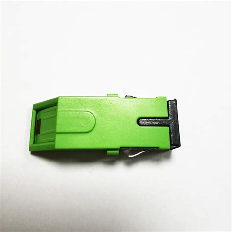 SC APC SM SX Fiber Optical Adapter Auto Inner Shutter No Flange