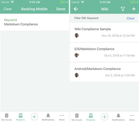 Wiki And Notification Filtering Come To Backlog For IOS Nulab