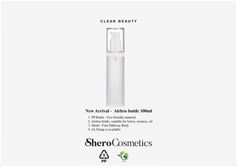 全新 100ml Pp 環保真空瓶推出!給你的包材做一次性的升級! 全新 100ml Pp 環保真空瓶推出!給你的包材做一次性的升級!