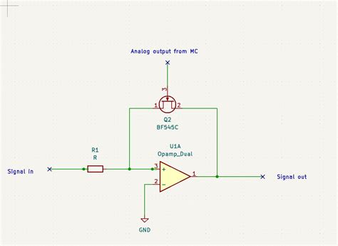 Operational Amplifier Microcontroller Adjusting Opamp In Audio