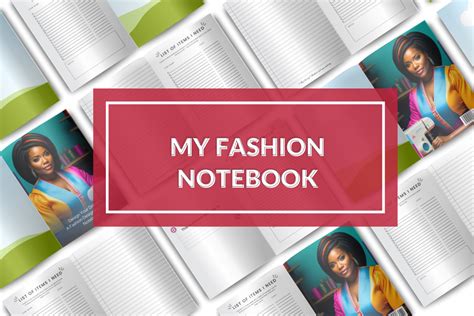 Fashion Designer Printable Notebook Graphic By Kisopnuel Digital Creative Creative Fabrica