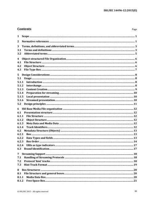 ISO IEC Information Technology Coding Of Audio Visual Objects Part ISO Base