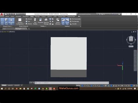 فیلم آموزشی نحوه استفاده از Viewcube در تنظیمات Autocad Viewcube