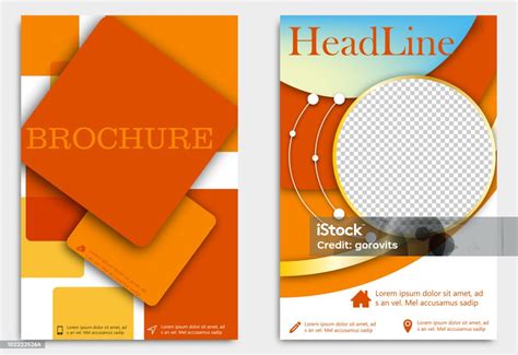 인쇄에 대 한 요소와 블랙 템플릿 플라이어입니다 사진 정보 블록 텍스트 블록에 대 한 공간을 가진 서식 2 페이지 소책자 사각 스타일 벡터 일러스트 레이 션 0명에 대한