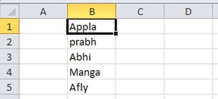 Spelling Check In Excel 2010