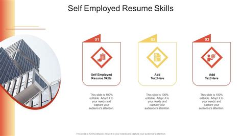 Self Employed Resume Skills In Powerpoint And Google Slides Cpb PPT Slide